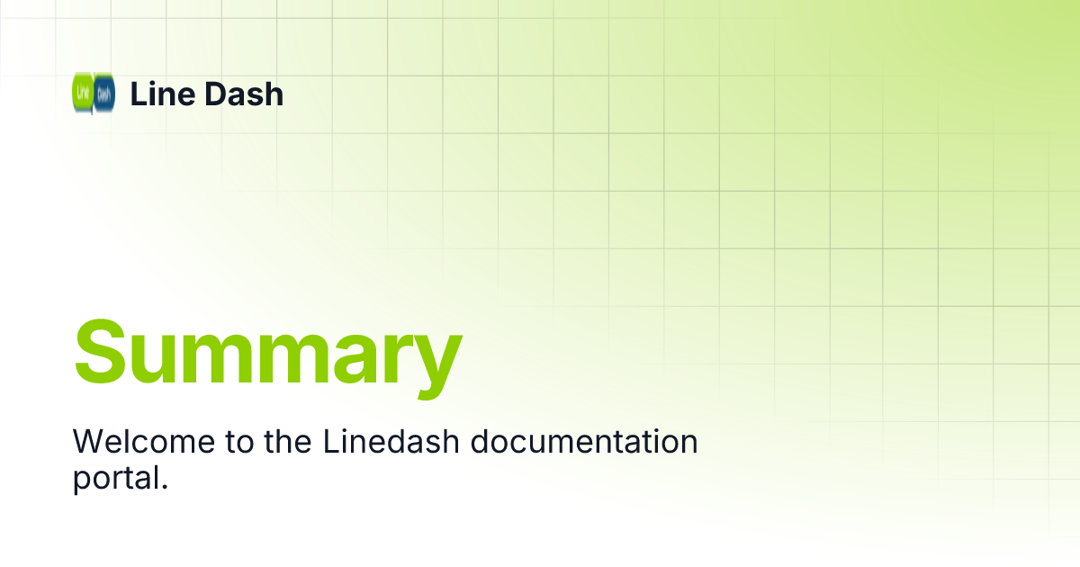 Summary | Line Dash